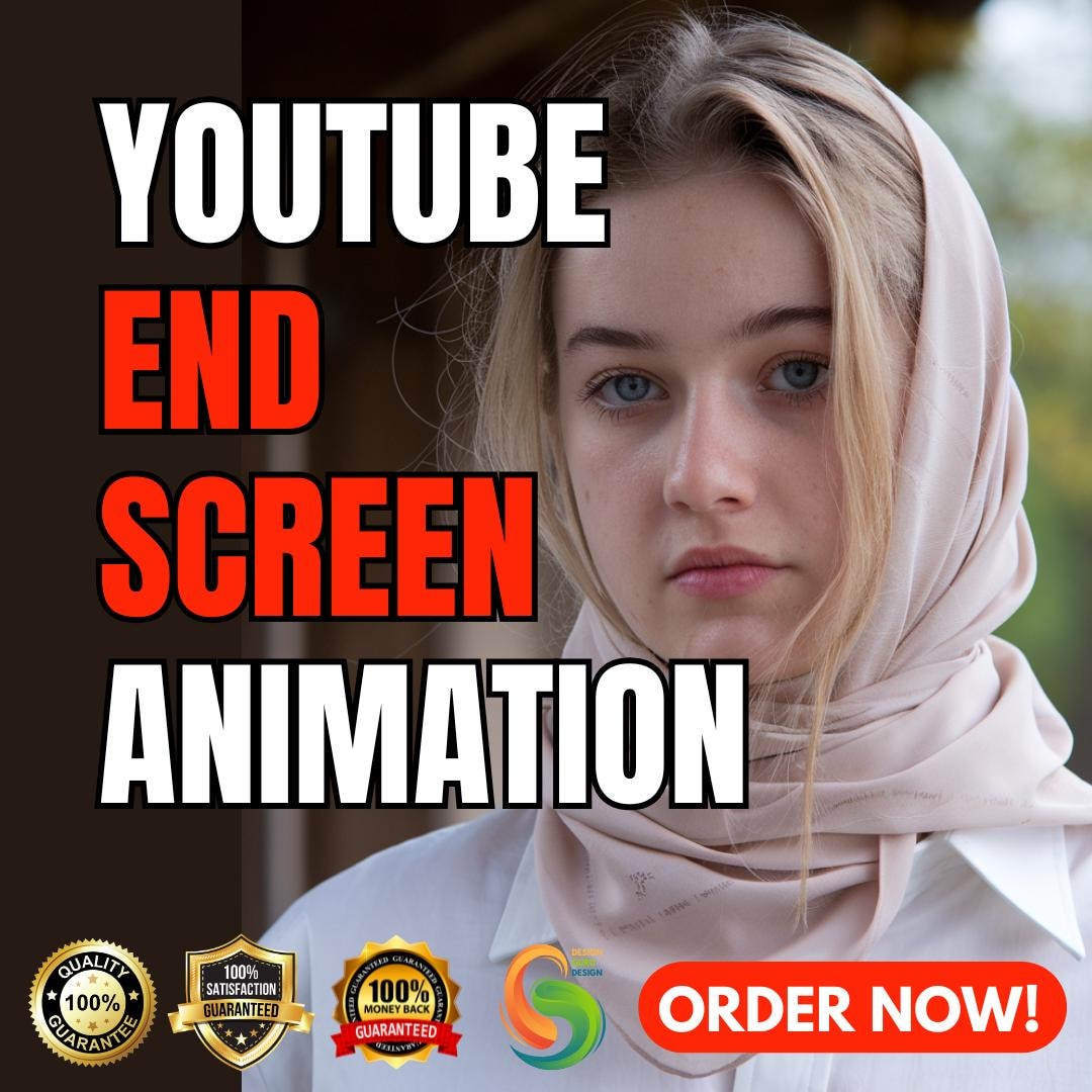 Youtube End Screen Animation Template - Custom Outro for Videos ...