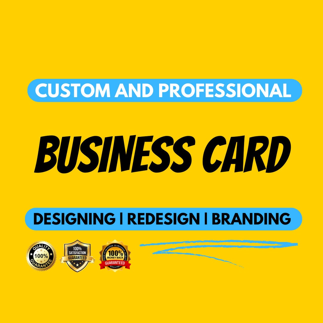 Business Card Design, Business Cards, Visiting Card, Custom Business ...