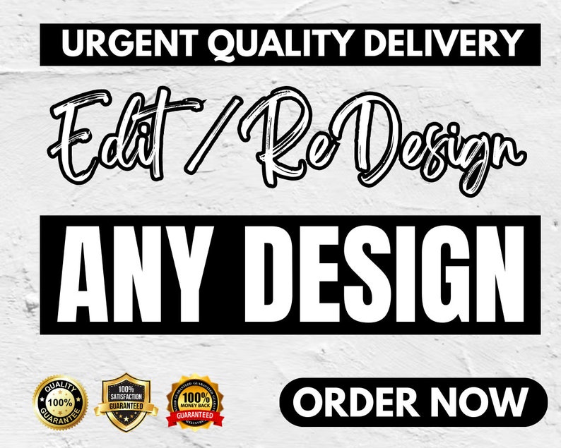 Graphic Redesign, Redesign Image, Update Photo, Edit Design Urgent Work ...