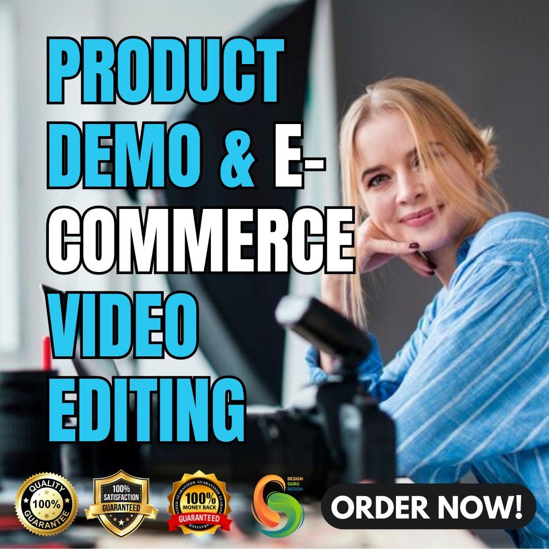 E-commerce Video Editing: Product Demo, Social Media Ads - Etsy