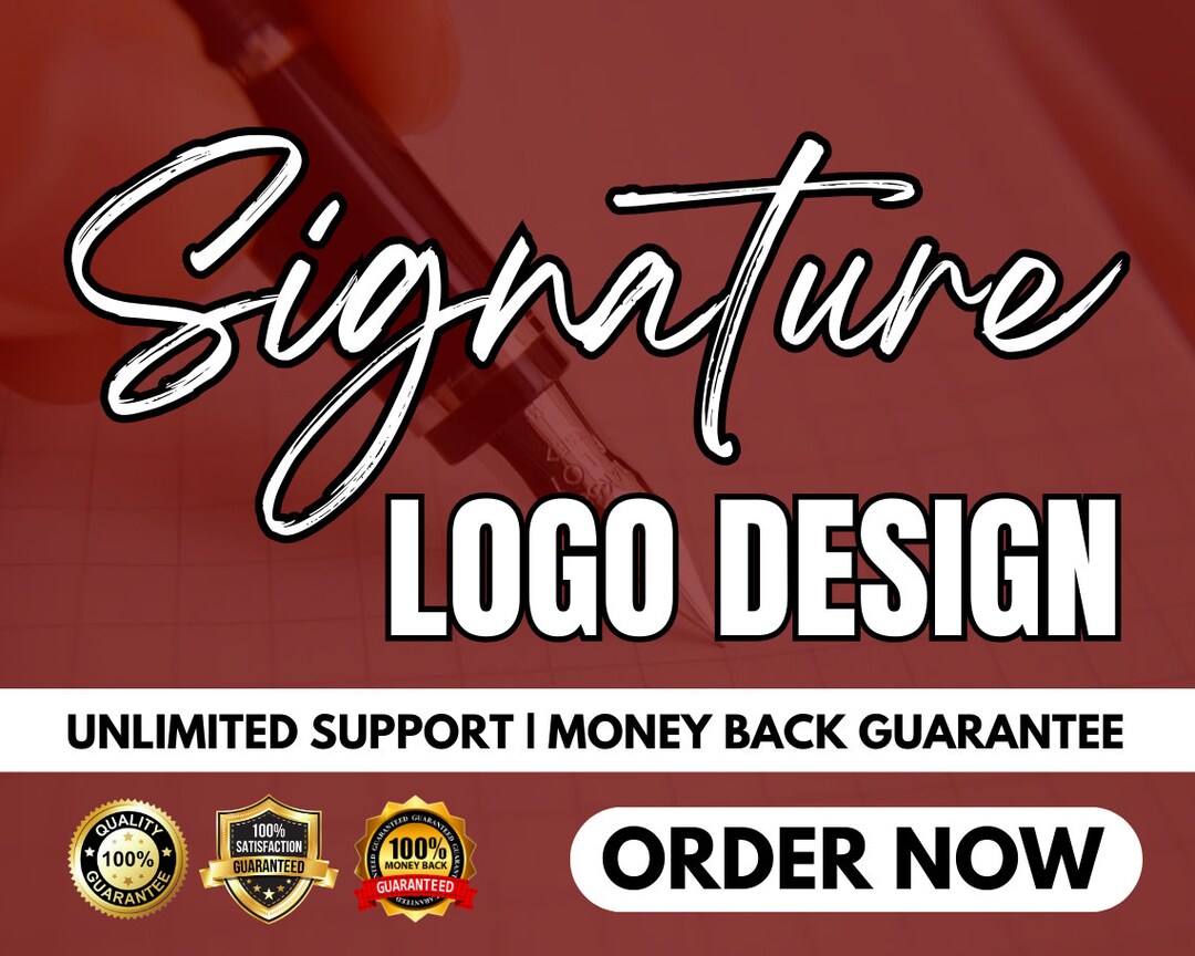 Signature Logo Sign Logo Autograph Logo Hand Writing Logo - Etsy Australia