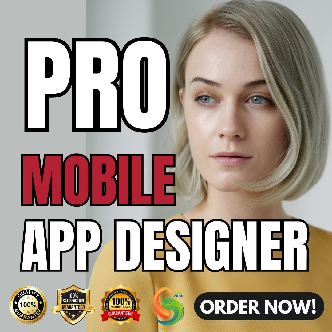 Mobile App Design UI/UX, Custom App Screens, Prototype, Wireframe, Ios Android Design, User ...