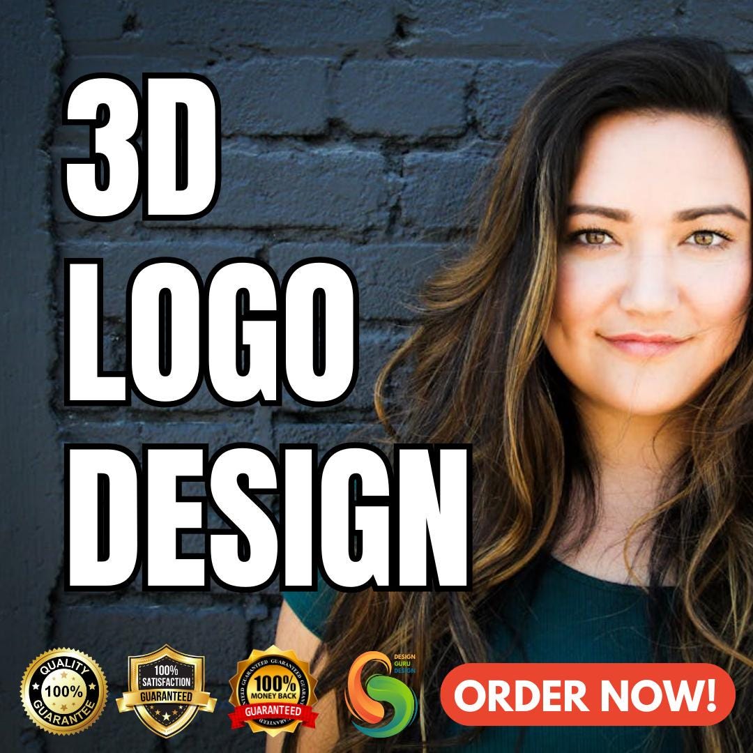 Custom 3D Logo Design | High-quality Business Branding | Modern ...