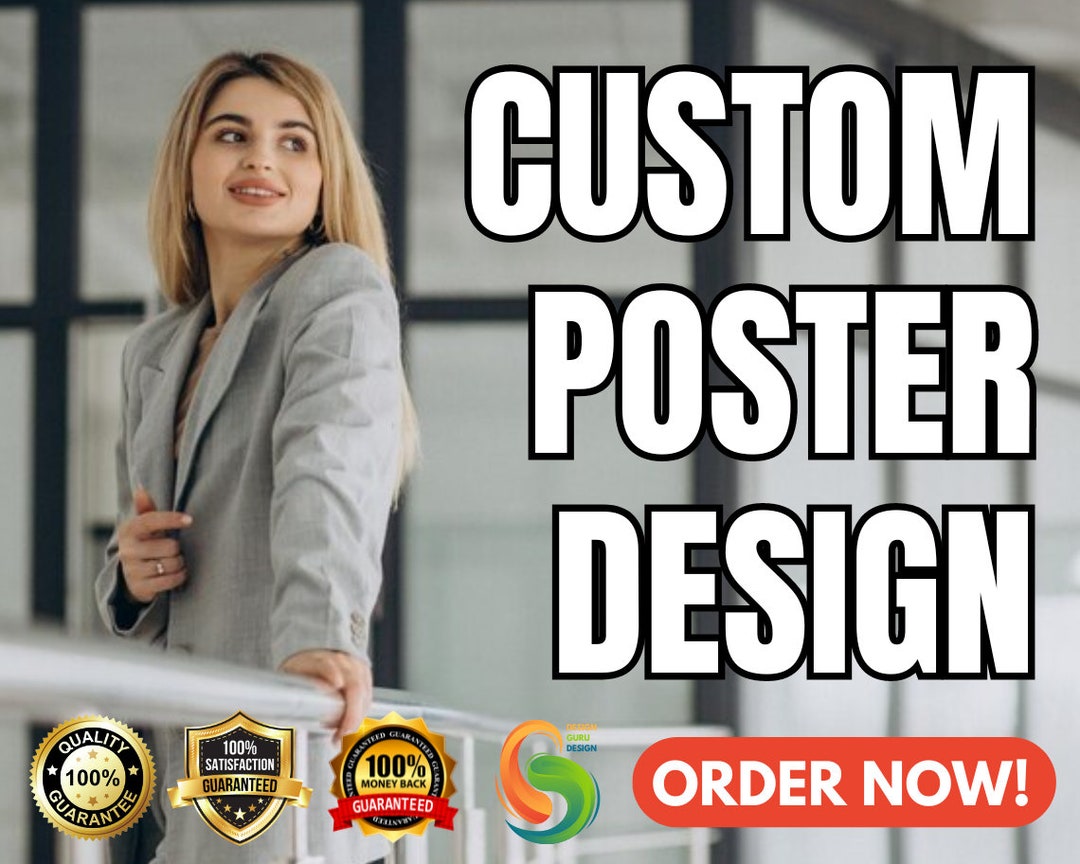 Custom Poster Design, Personalized Wall Art, Digital Download, Custom ...