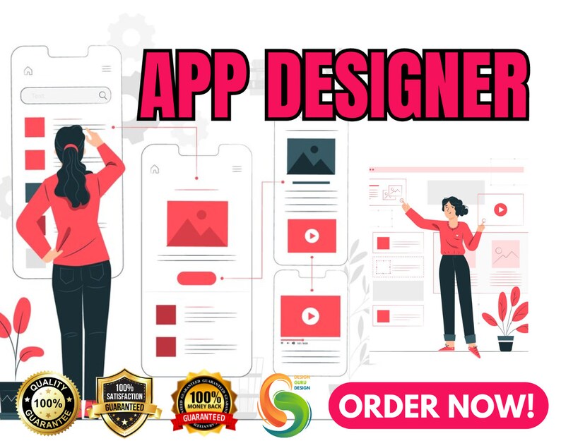 Custom App Design, Mobile UI/UX, Android and Ios App Interface, User ...