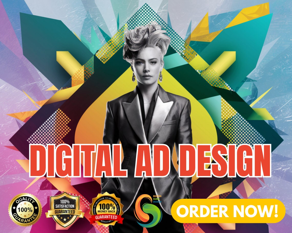 Custom Digital Ad Design, Social Media Ad Graphics, Business Ad ...