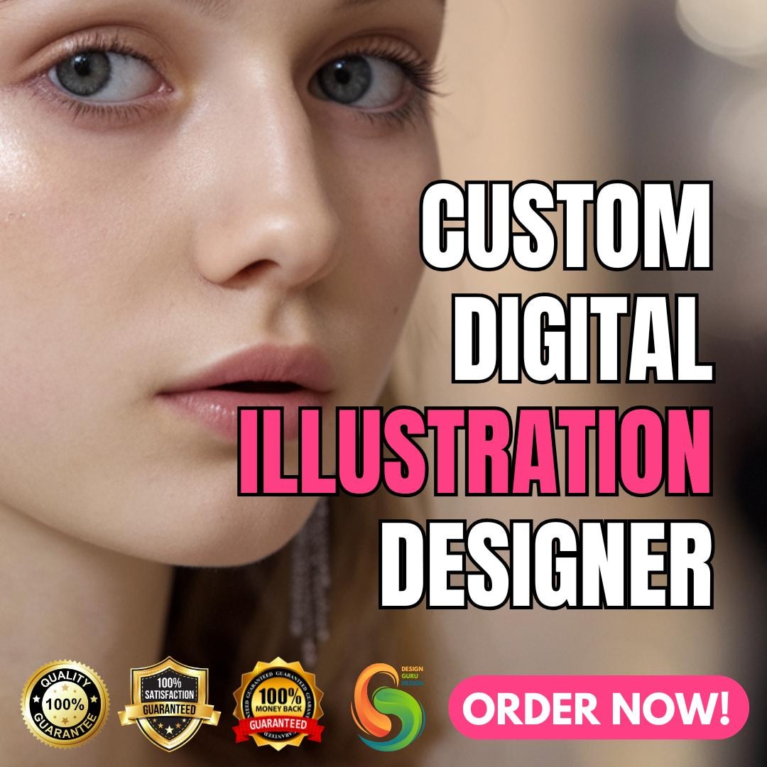 Custom Digital Illustrations & Graphic Design | Personalized Artwork ...