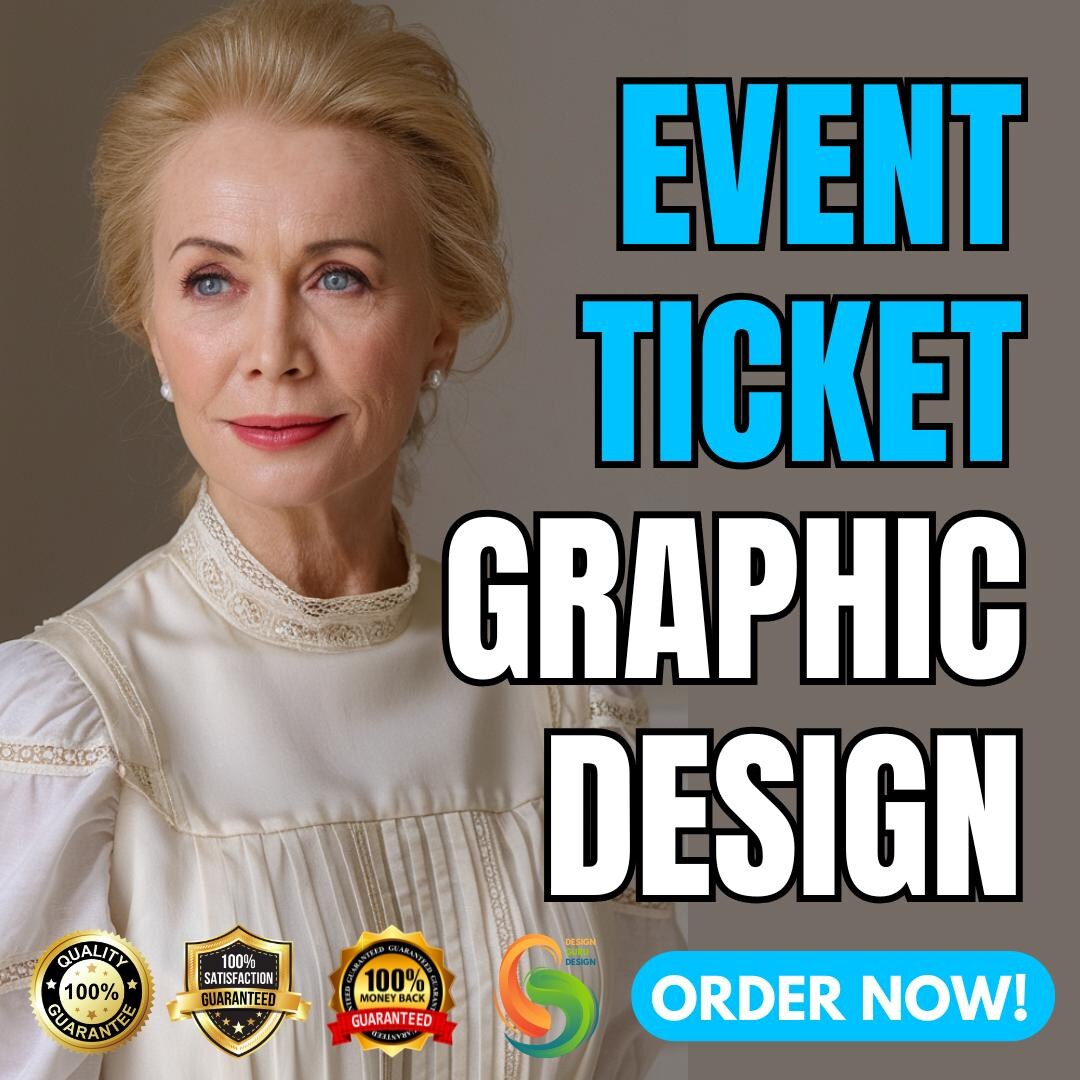 Custom Event Ticket Design | Printable Ticket Template | VIP Pass ...