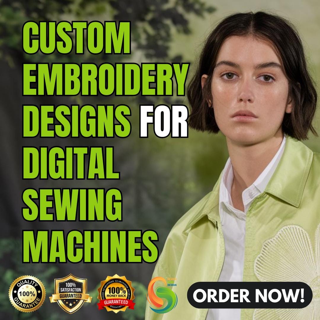 Custom Embroidery Designs for Digital Sewing Machines | Machine ...