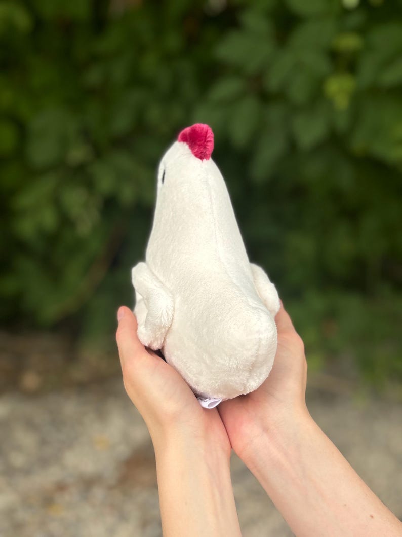Bird Plushie Chicken Stuffed Animal White Red Hen Chick Made to Order ...