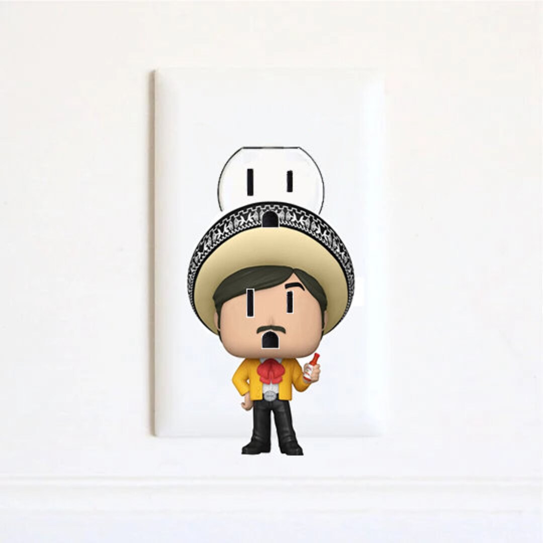 Tapatio Man Hot Sauce Mexican Salsa Stickers Electrical Outlet Wall Art ...