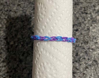 Rainbow Loom Bracelet Single Chain With Rings - Etsy