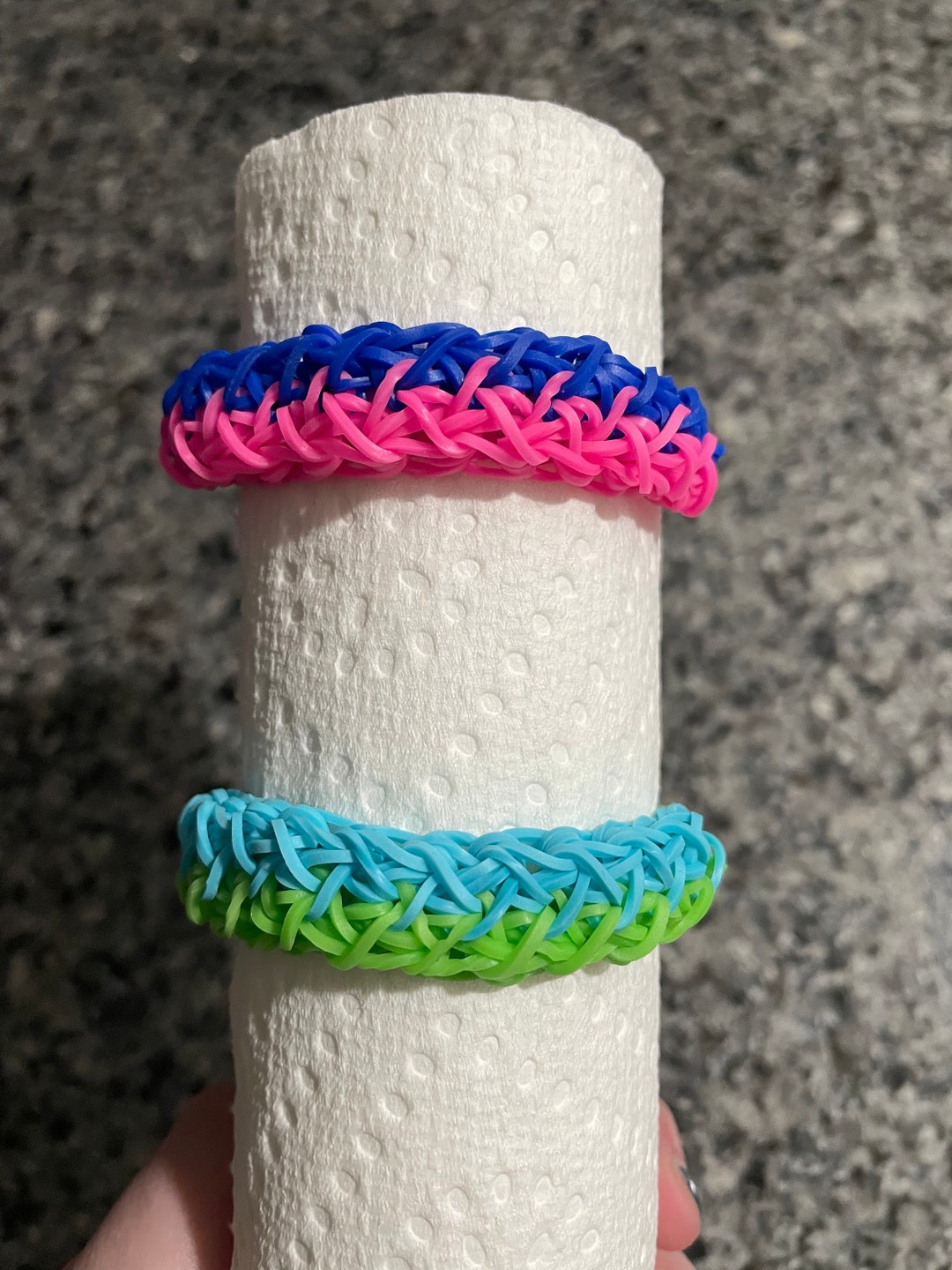 Double Trouble Rainbow Loom Bracelet - Etsy
