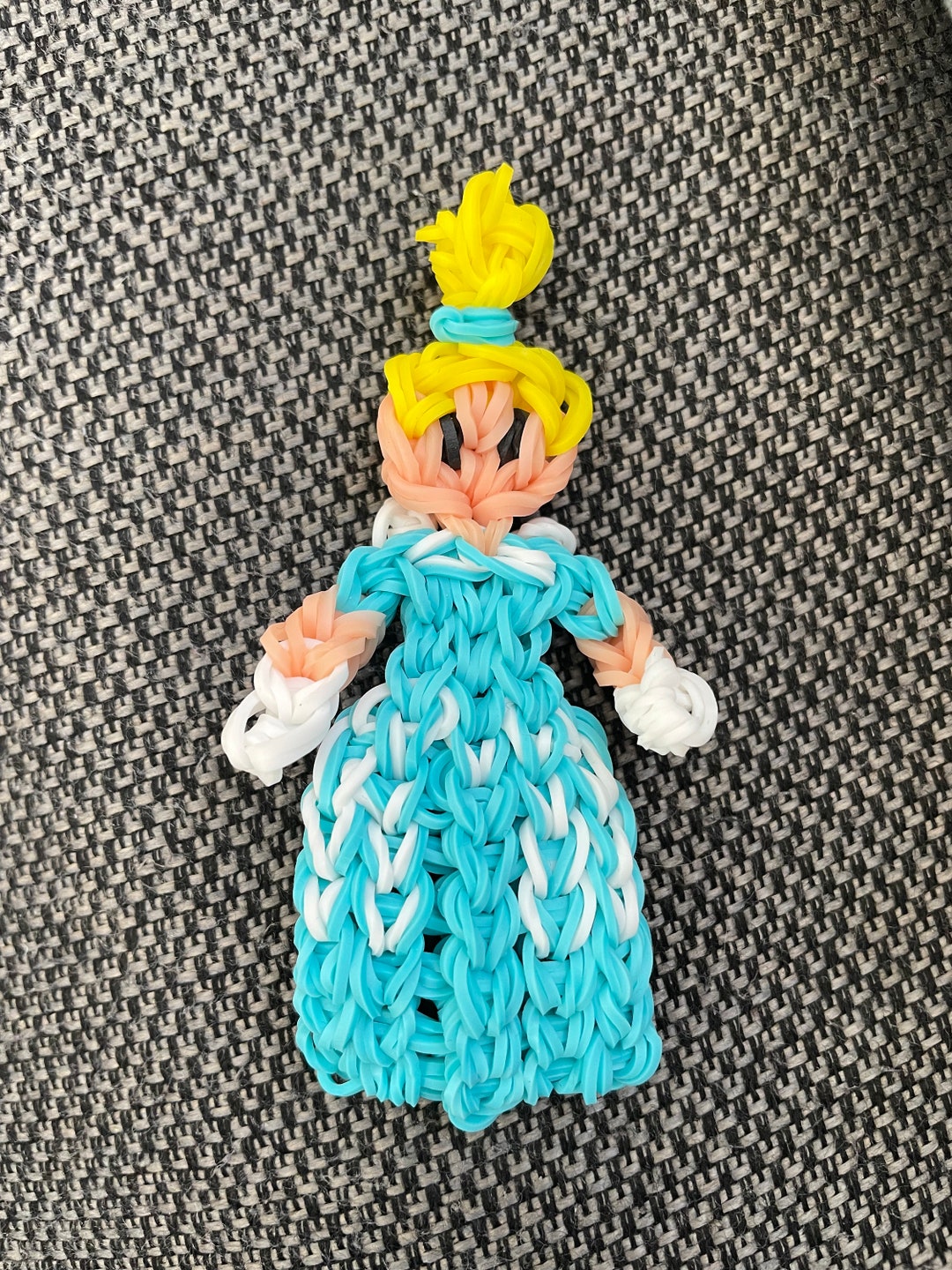 Cinderella Rainbow Loom Charm - Etsy