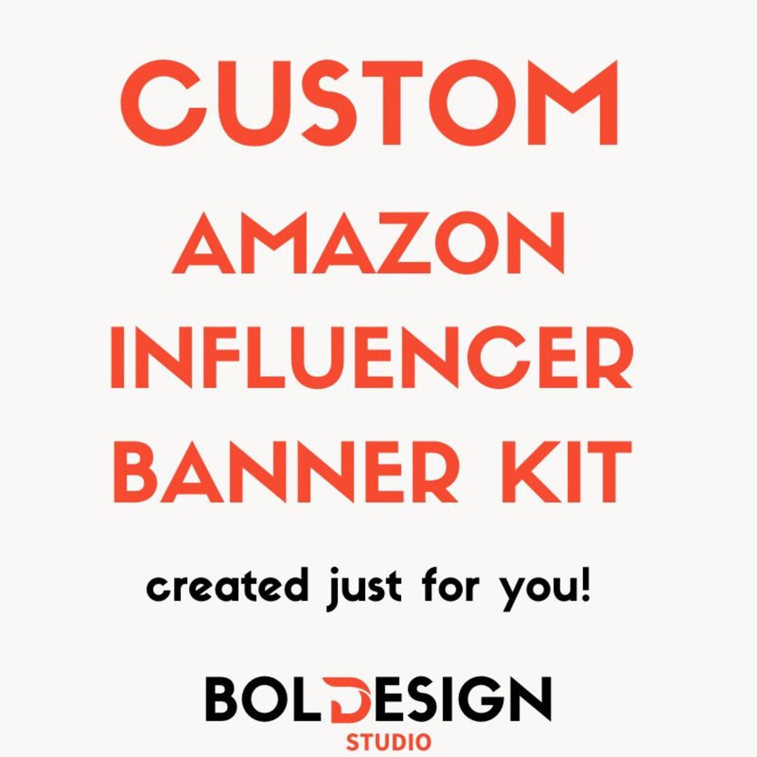 Kit of Amazon Influencer Store Banner and Associate Products Display ...