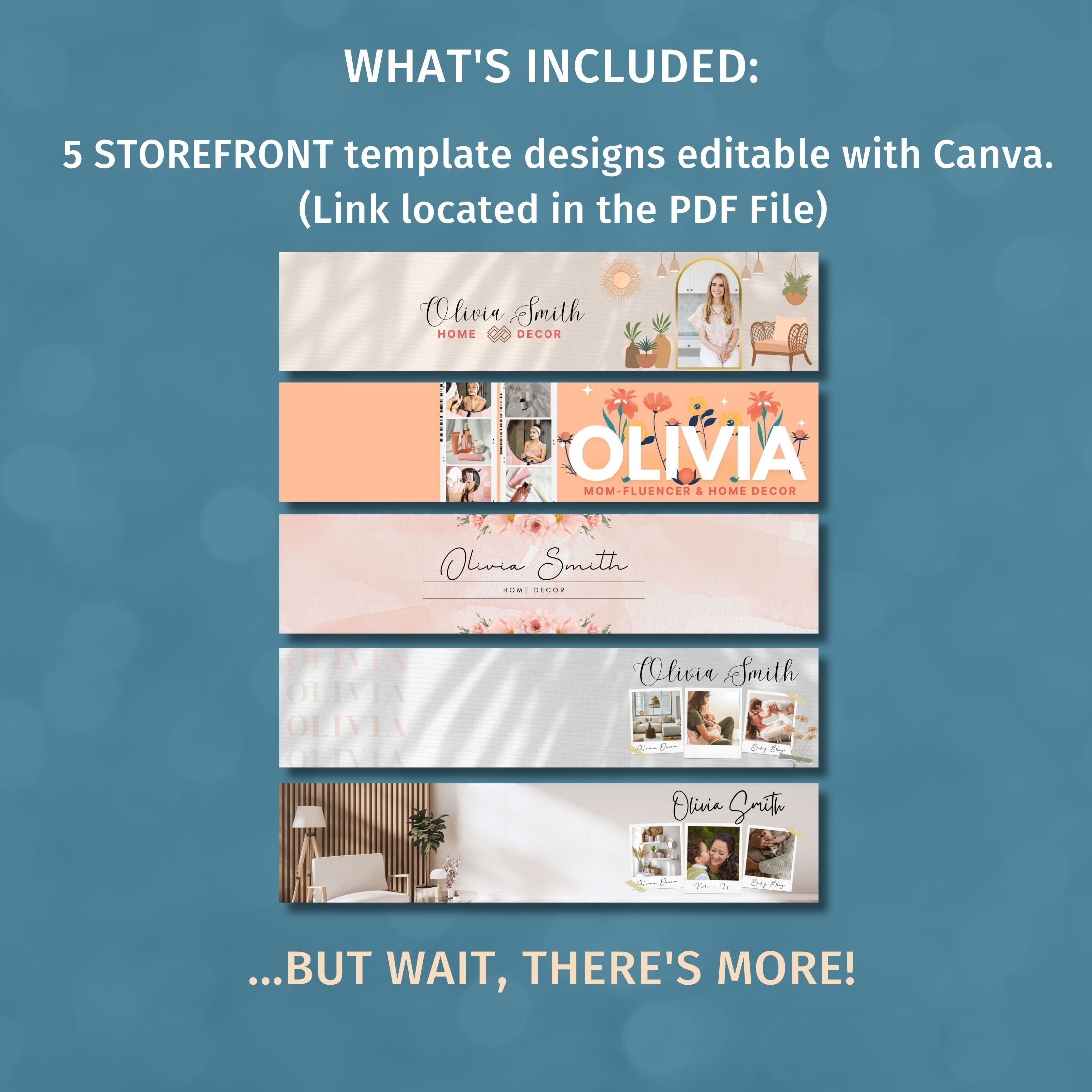 Kit of Amazon Influencer Store Banner and Associate Products Display ...