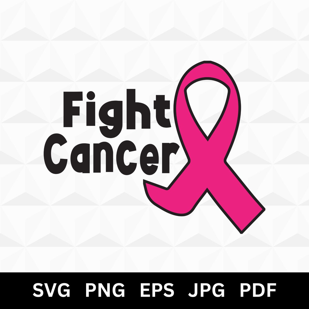 Fight Cancer Svg, Cancer Ribbon Svg, Awareness Svg, Cancer Survivor Svg ...