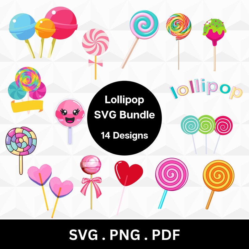 Lollipop Svg, Candy Svg, Lollipop Clipart, Swirl Lollipops, Lollipop ...