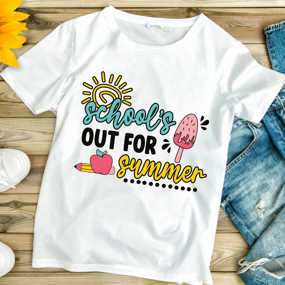 Schools Out for Summer Svg, Last Day of School Png, Teacher Svg, Summer ...