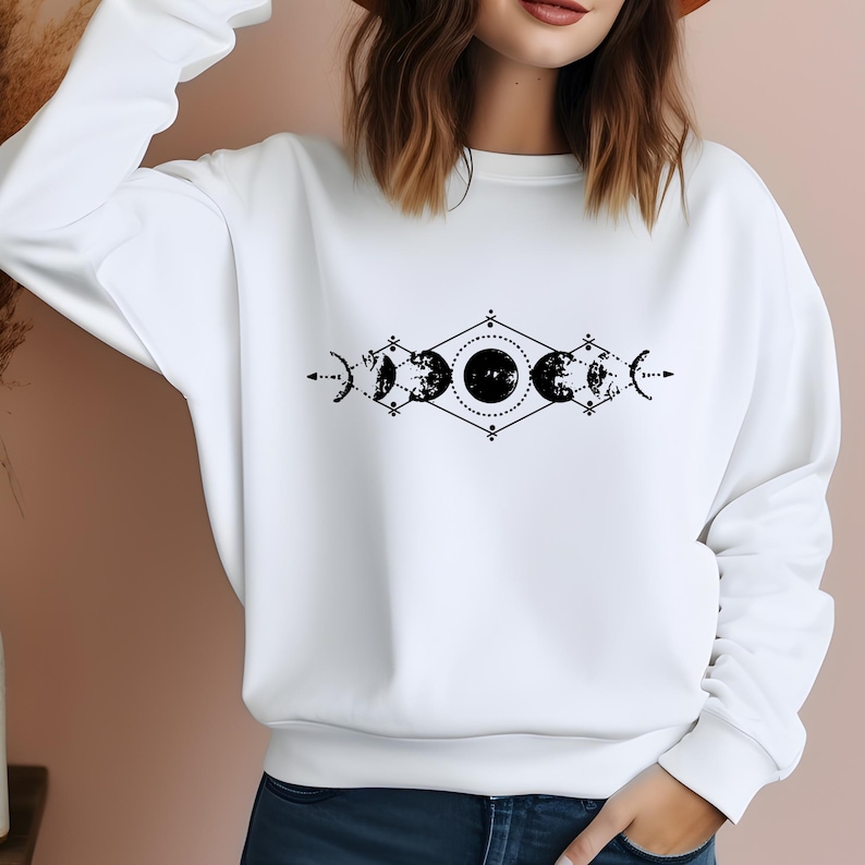 Moon Svg Bundle, Moon Phase SVG Png, Lunar Phases Svg, Moon Phase Clip ...