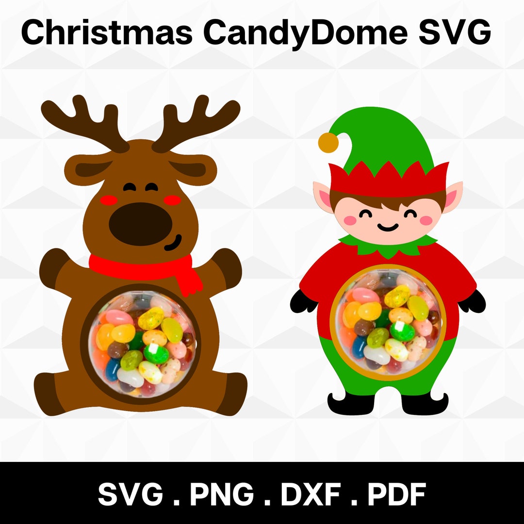 Christmas Candy Dome Svg, Candy Ornament Svg, Candy Dome Svg, Candy ...