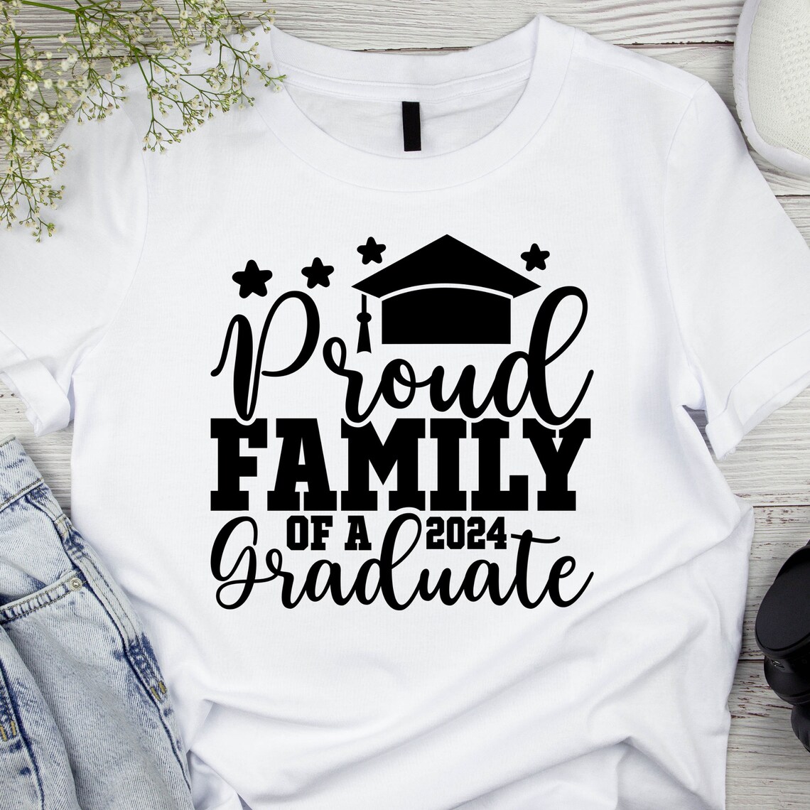 Proud Family of a 2024 Graduate Svg, 2024 Graduation Svg, Proud ...