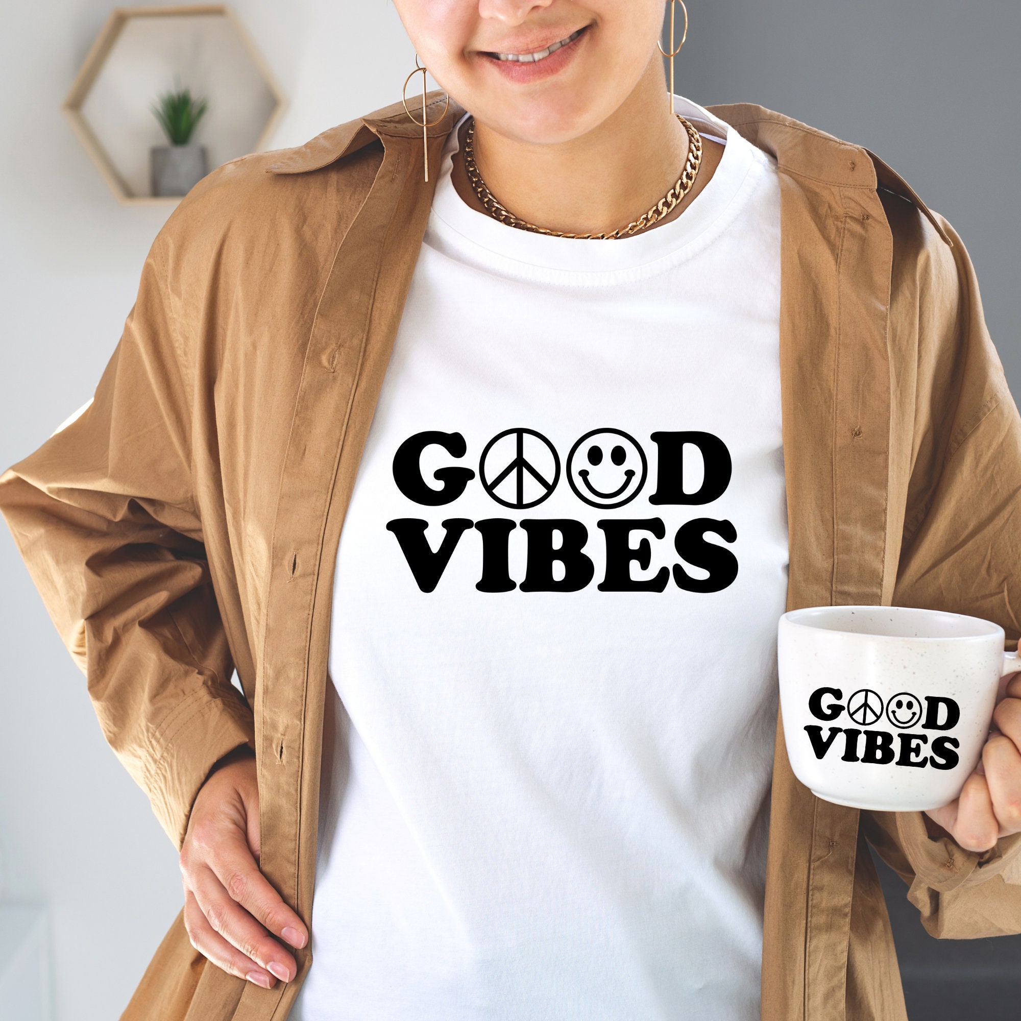 Good Vibes SVG, Positive SVG, Summer SVG, Circuit and Silhouette Cut ...