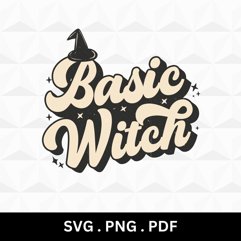 Basic Witch Svg - Etsy