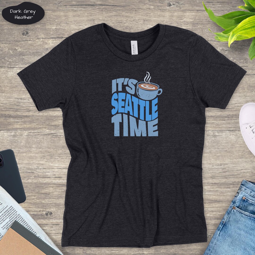 Seattle Coffee Shirt, Seattle T-shirt, Coffee in Seattle Tee, Seattle ...