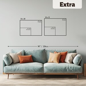 Horizontal Wall Art Size Guide | Horizontal Canvas Sizes | Cm Inch Size ...