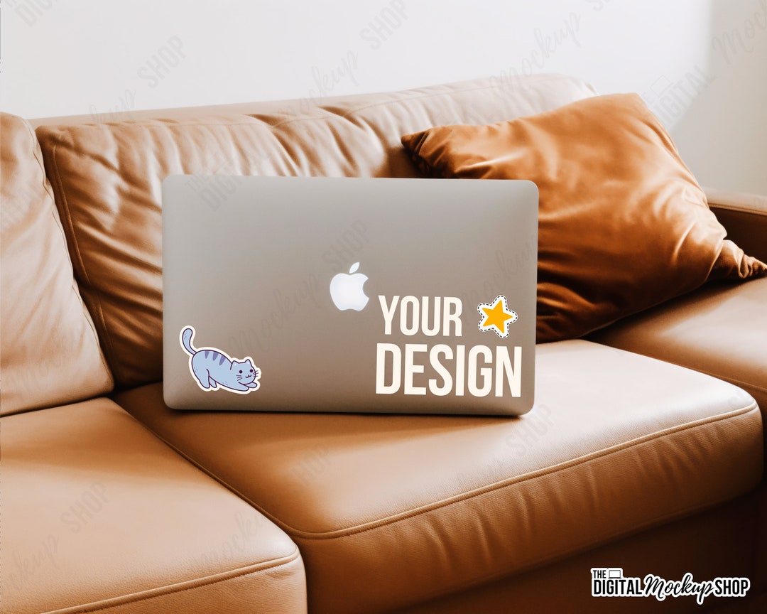 Laptop Mockup | MacBook Mockup | Laptop Sticker Mockup | Sticker Decal ...