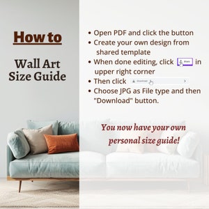 Horizontal Wall Art Size Guide | Horizontal Canvas Sizes | Cm Inch Size ...