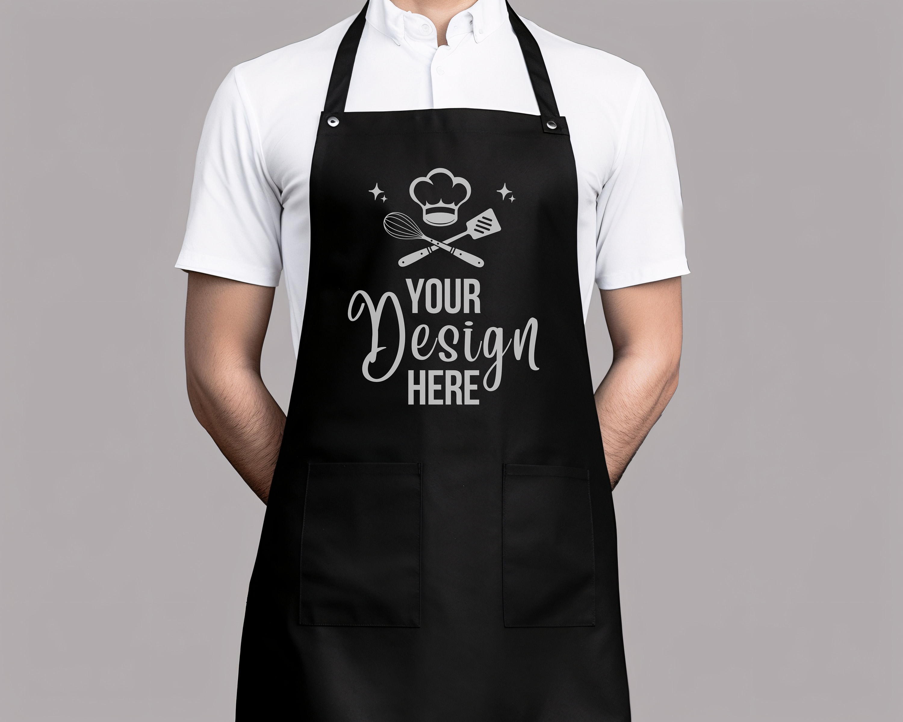Black Apron Mockup Kitchen Apron Mockup Chef Apron Mockup - Etsy