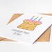 Printable Birthday Toast Card | Digital Greeting Card | Instant ...
