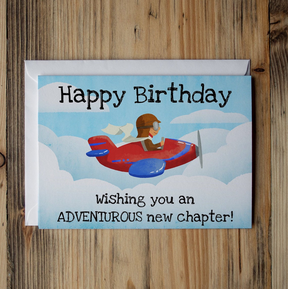 Printable Airplane Birthday Card | Digital Greeting Card | Instant ...