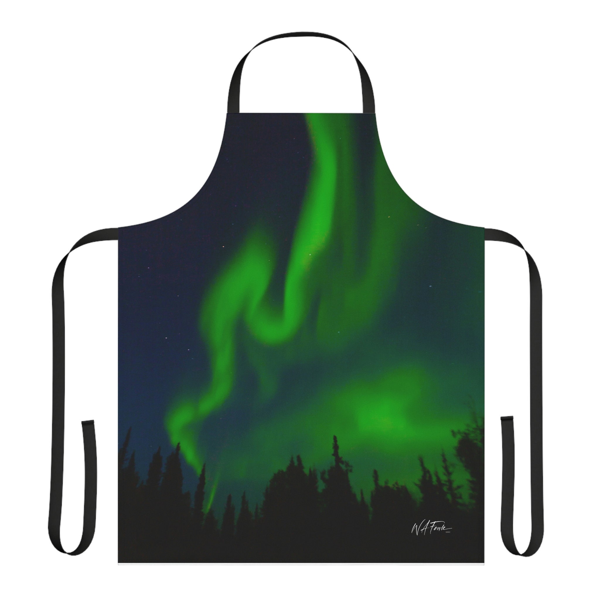 Apron of the Northern Lights aurora Borealis. Makes a Great BBQ Apron ...