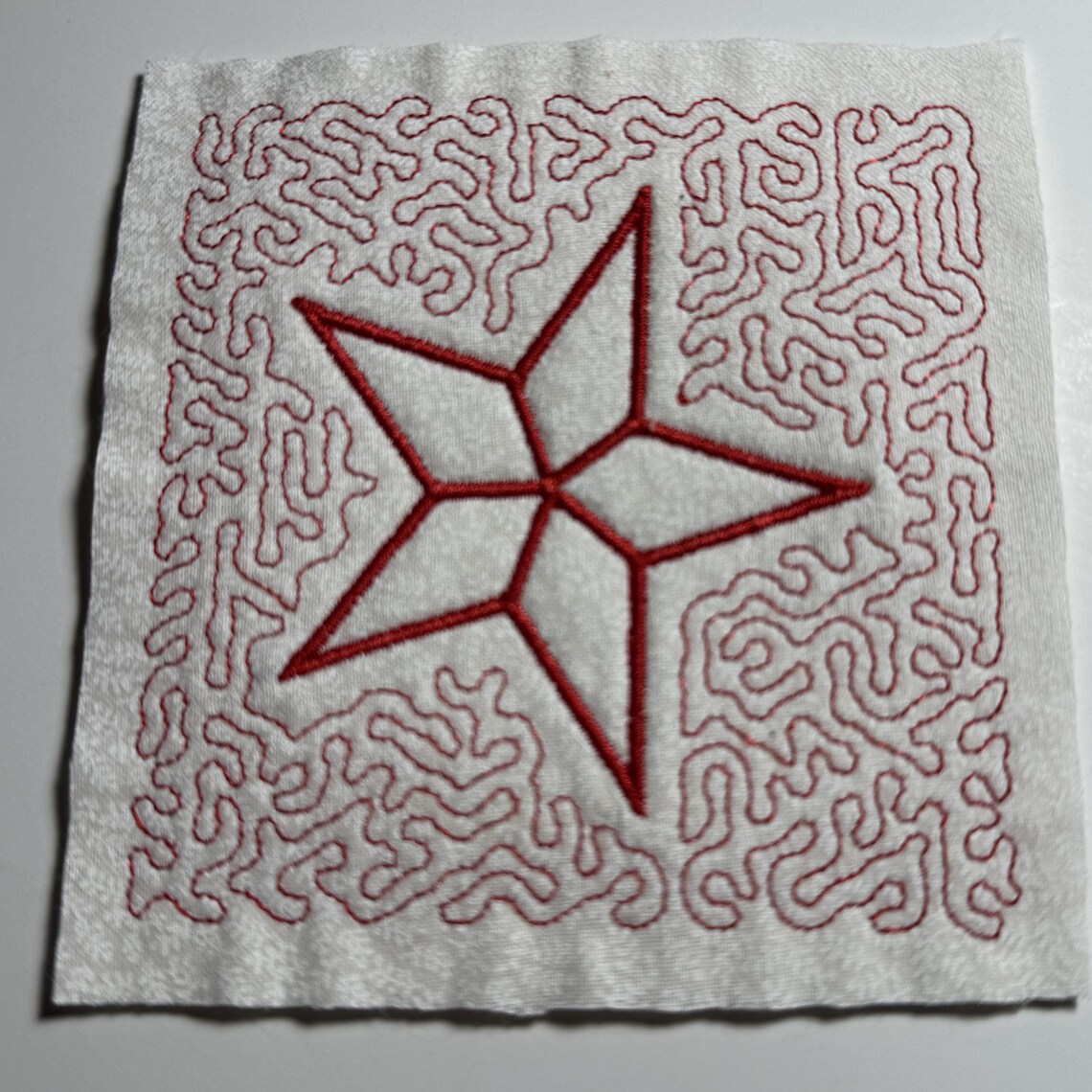 Traditional Star Quilt Block Embroidery Design (digital Download) - Etsy