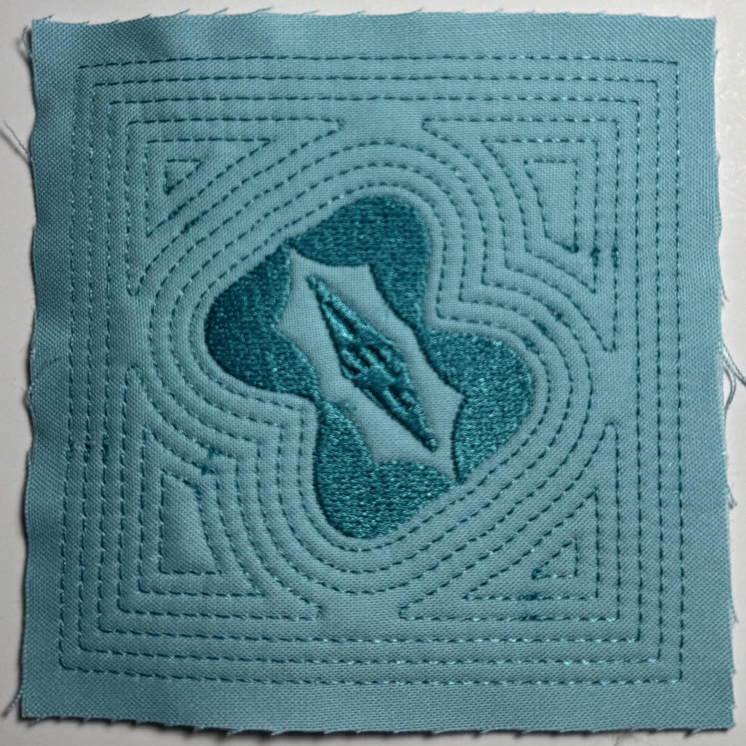 Contemporary Style Quilt Digital Block Quilt Block Pattern Embroidery ...