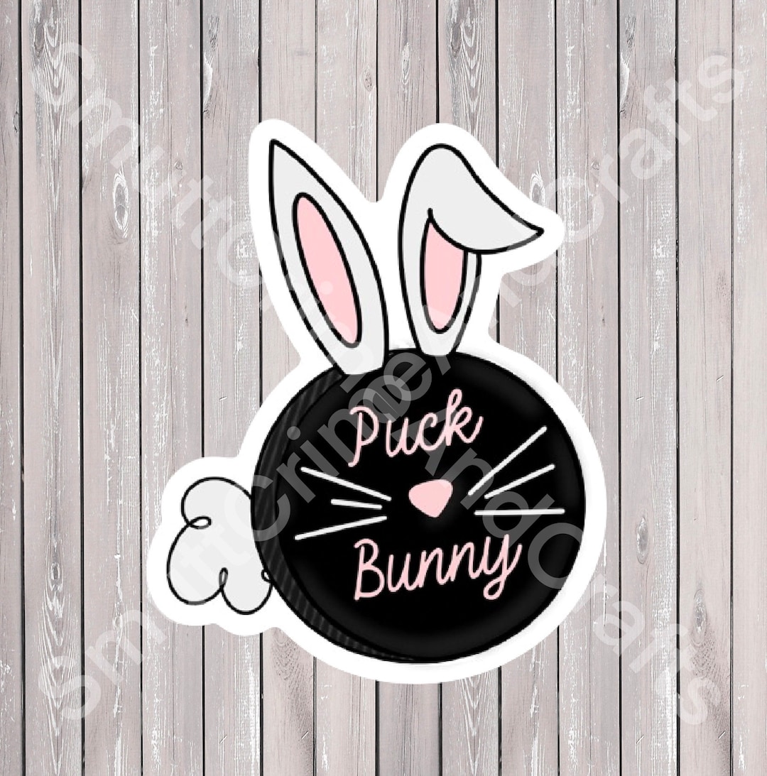 Puck Bunny Sticker - Etsy