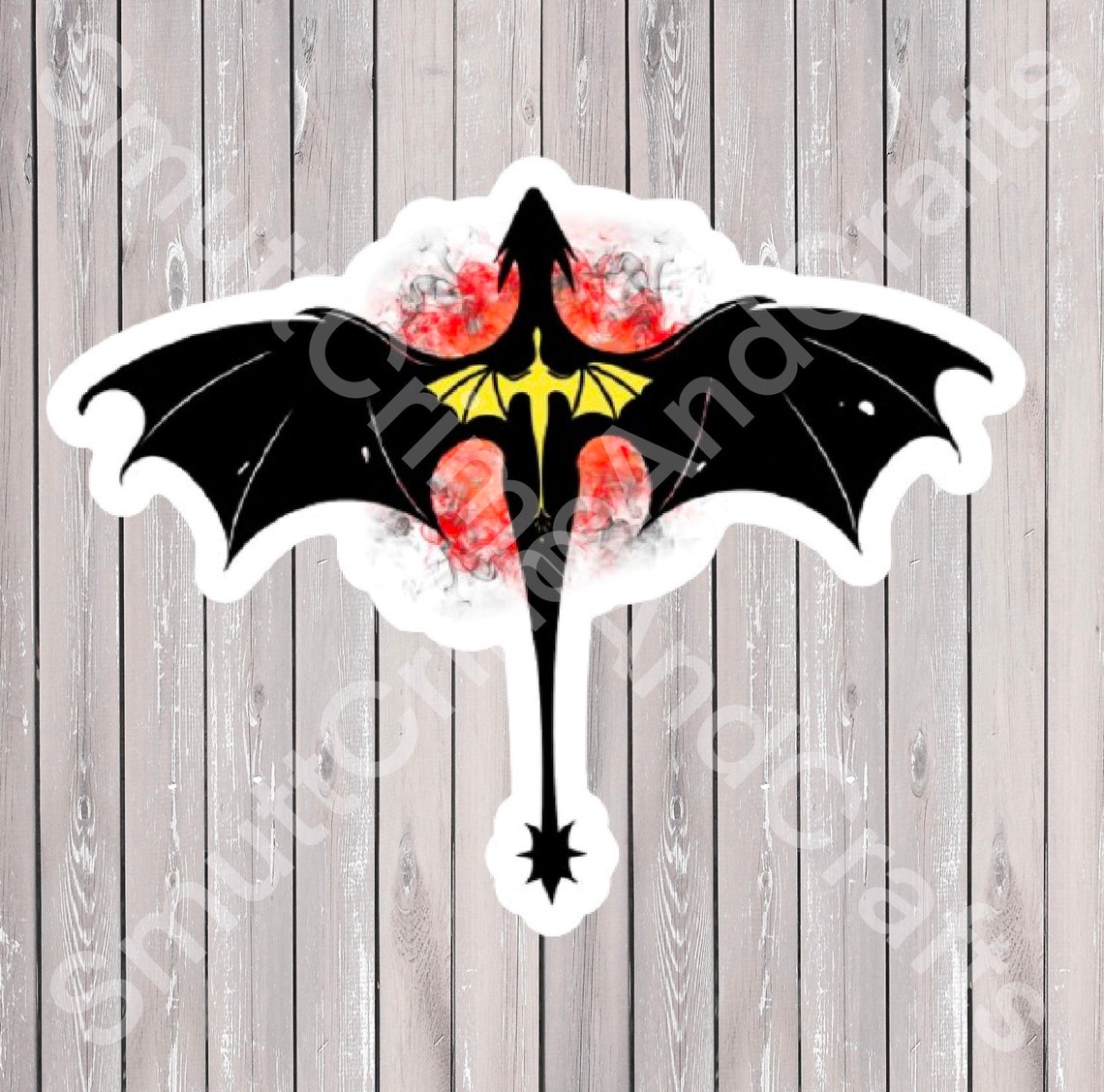 Tairn and Andarna Fourth Wing Sticker - Etsy