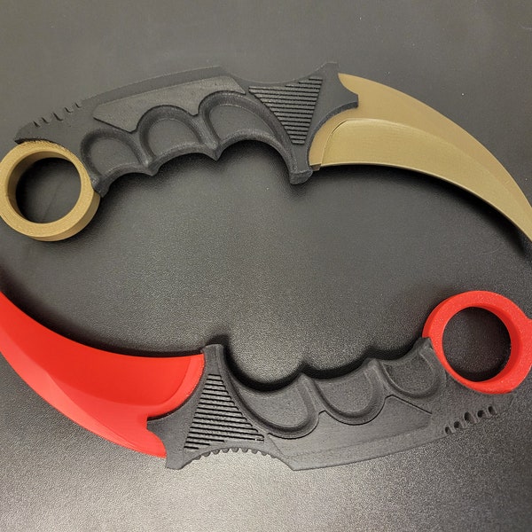 3d Printed Fidget Karambit - Etsy