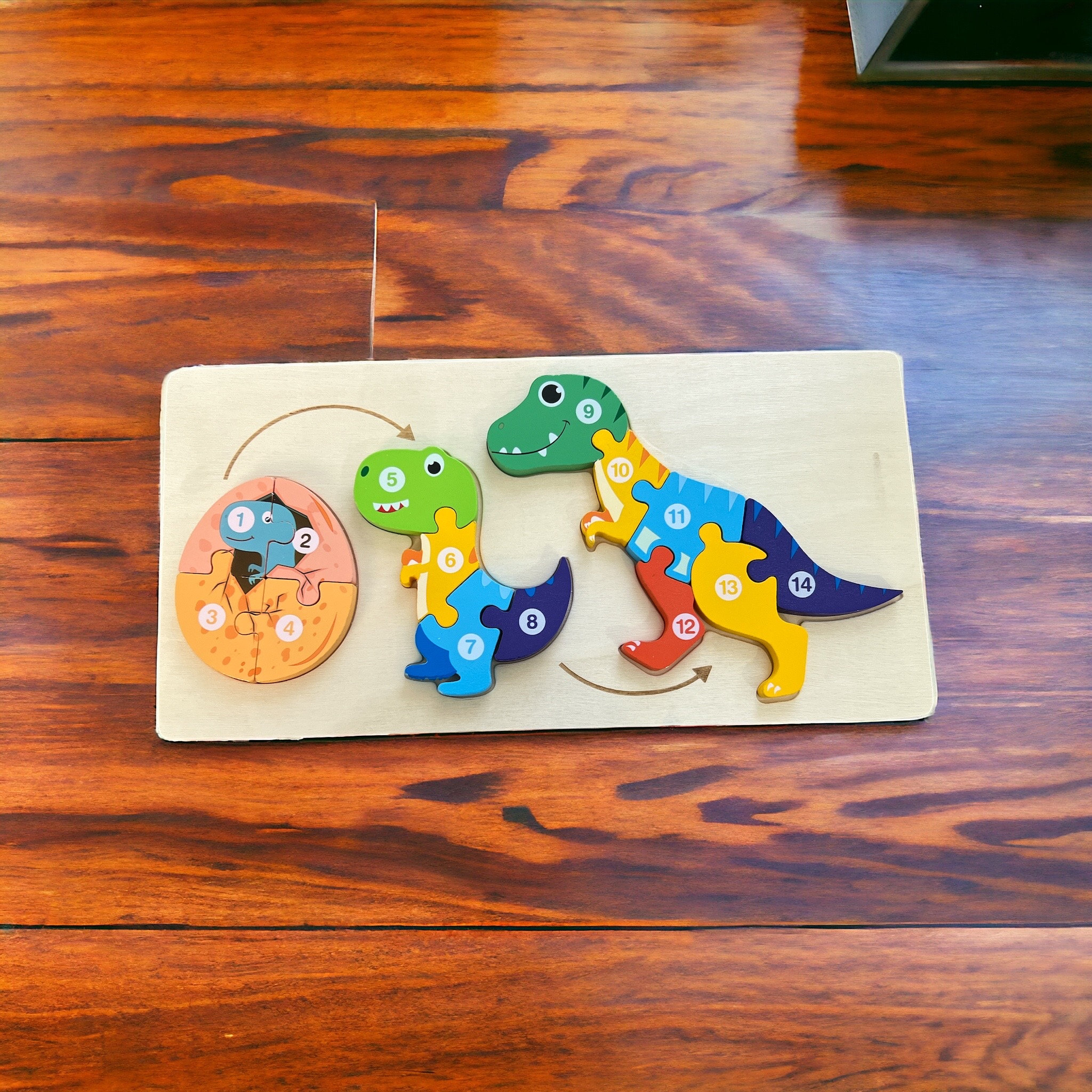 Life Cycle Wooden Puzzles Montessori Educational Toys Toddler Gift ...