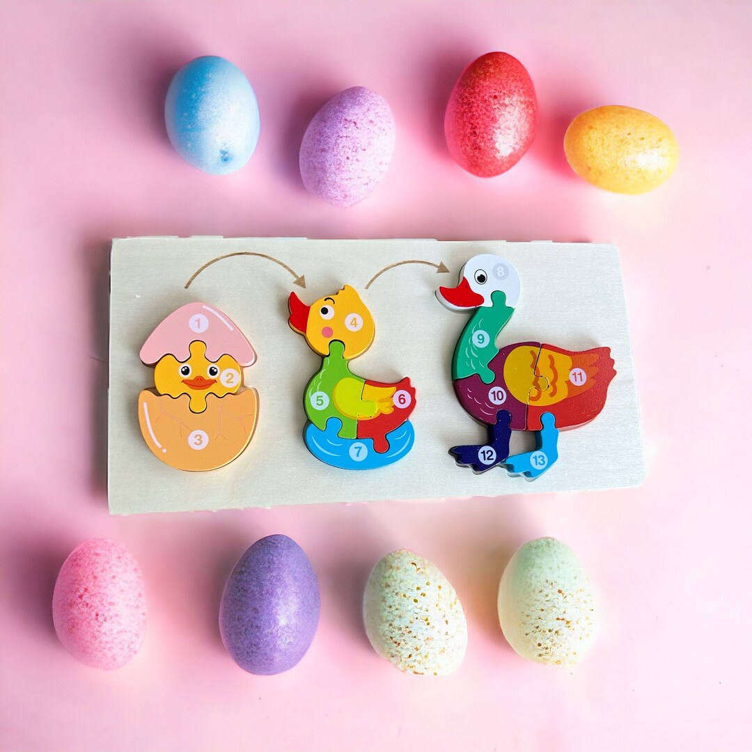 Wooden Puzzles Montessori Educational Toys Toddler Gift Didactic Toys ...