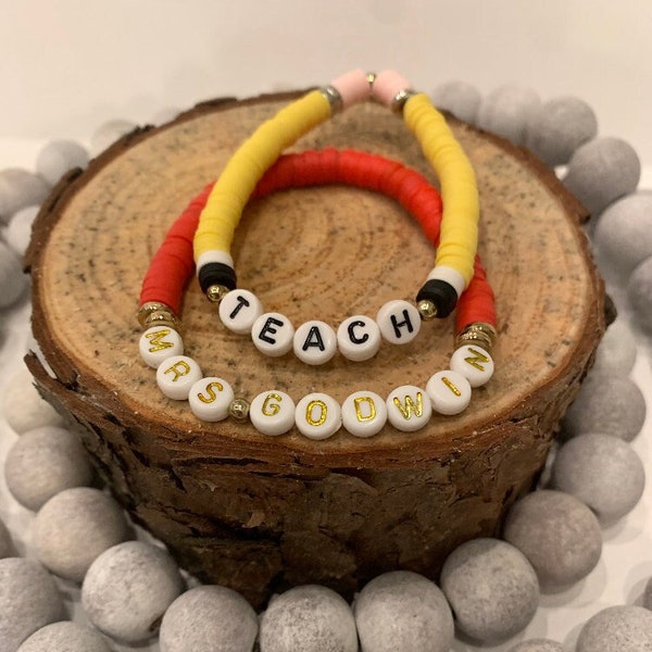 Clay Bead Bracelets Ideas - Etsy