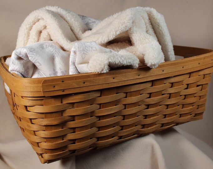 Longaberger LARGE Storage Solutions Basket, Includes Protector #46043 ...