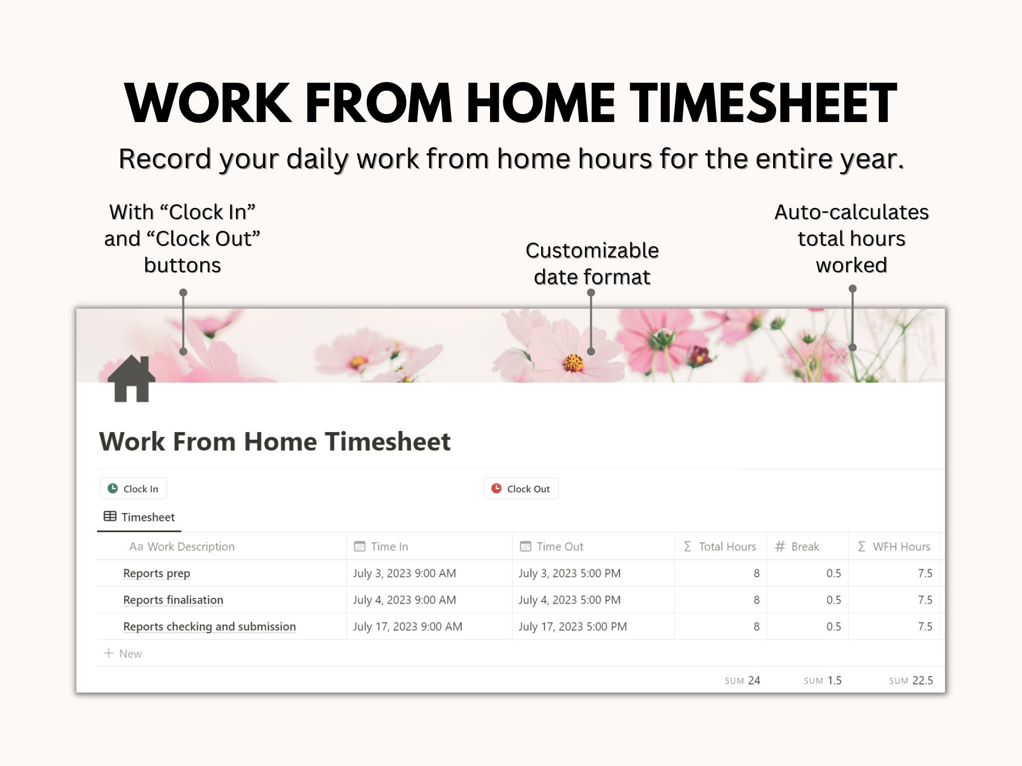 Tax Deductions Tracker Notion Template for Individuals, Tax Cheat Sheet ...