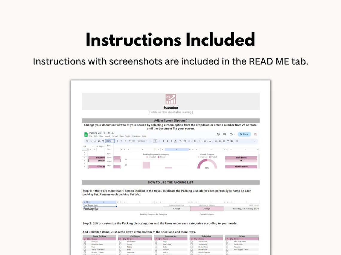 Travel Planner Spreadsheet Google Sheets, Travel to Do List, Travel ...