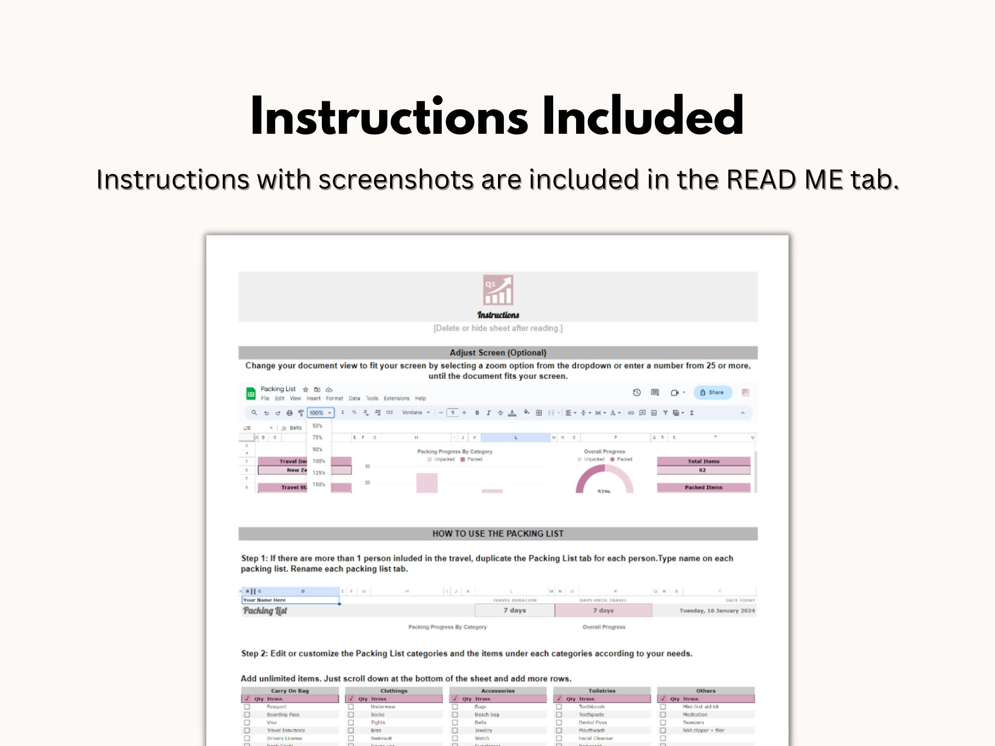 Travel Planner Spreadsheet Google Sheets, Travel to Do List, Travel ...