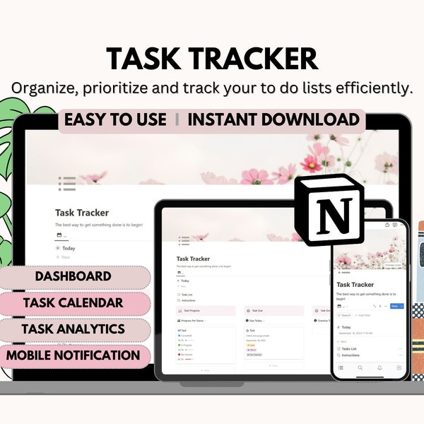 Notion Template - Etsy
