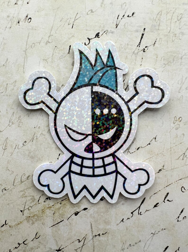 One Piece franky Holographic Stickers - Etsy